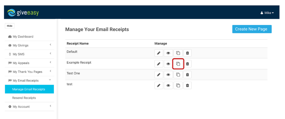 How To Create An Email Receipt – GiveEasy